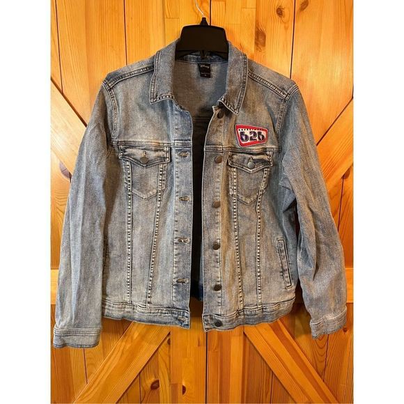 Disney | Jackets & Coats | Disneylilo Stitch 626 With Scrump Denim ...